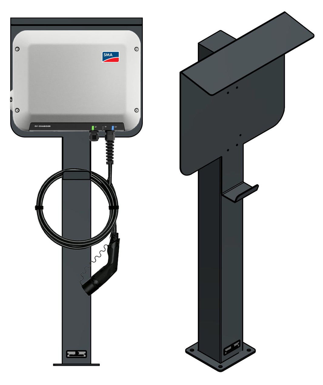 EMOUNTPOLE.COM - charging stations, steles, stands for wall boxes